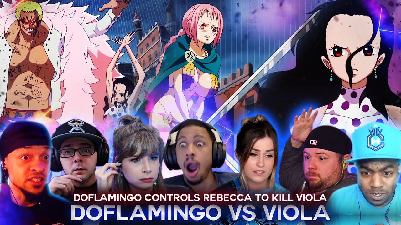 Viola vs Doflamingo ! Doflamingo controlling Rebecca ! Reaction Mashup ...