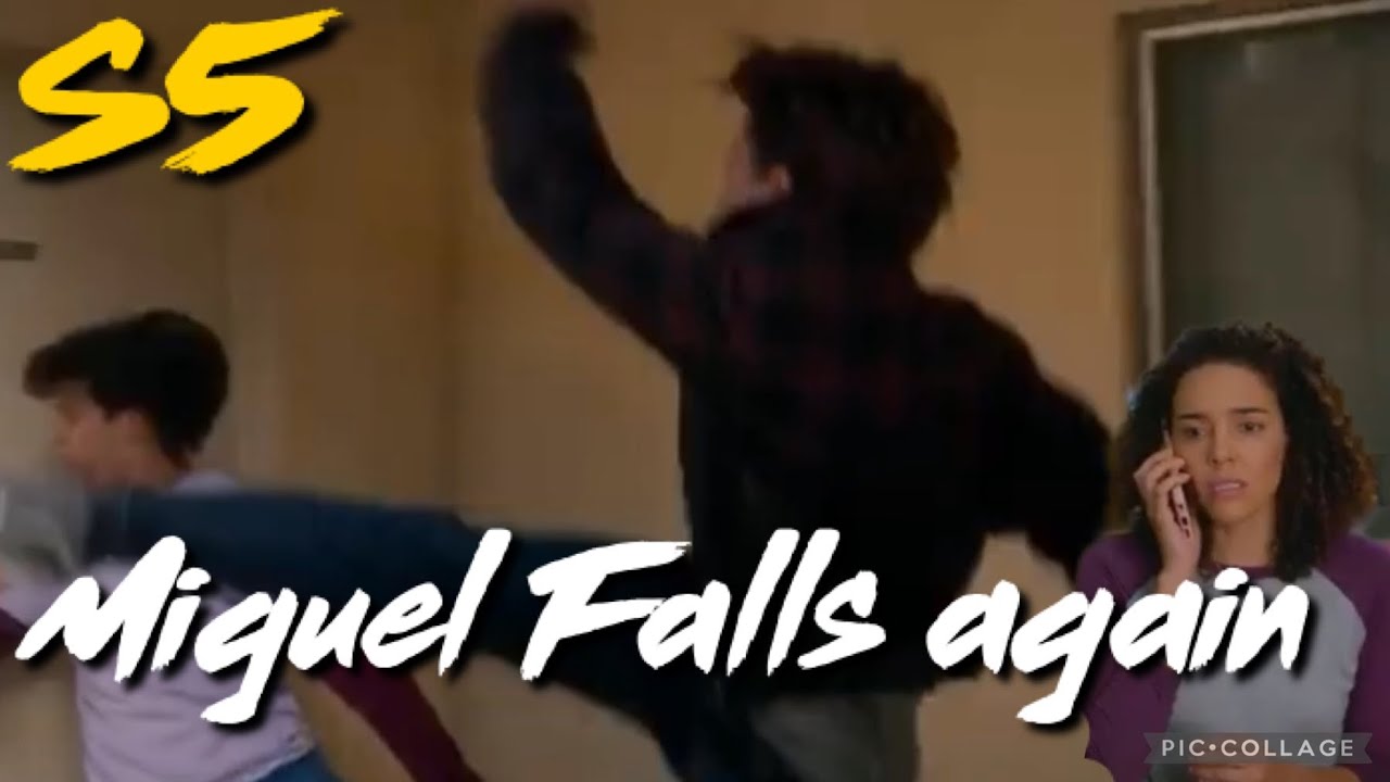 Miguel falls Again in cobra Kai season 5 | theory - YouTube