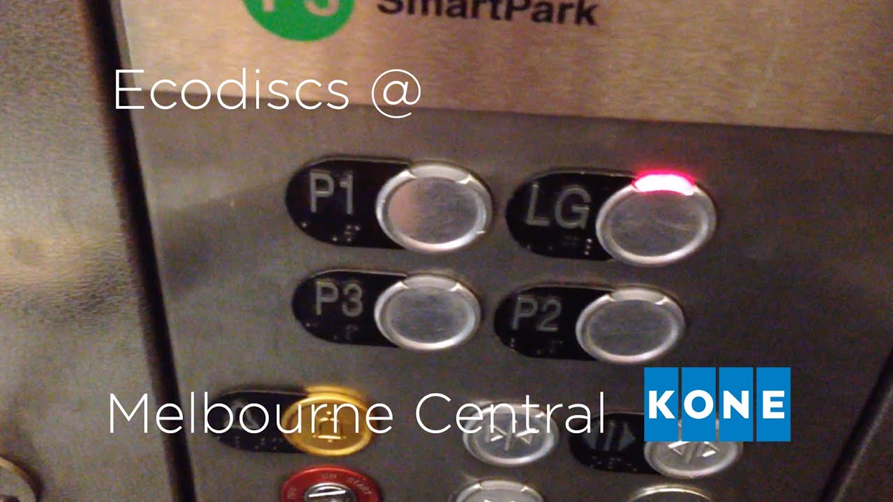 Kone Monospace MRL Traction Lifts @ Melbourne Central - YouTube