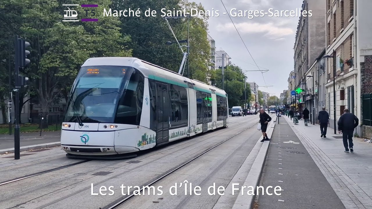 [RATP] [Les Trams d'Ile de France] - Le Tramway T5 - 4K - YouTube