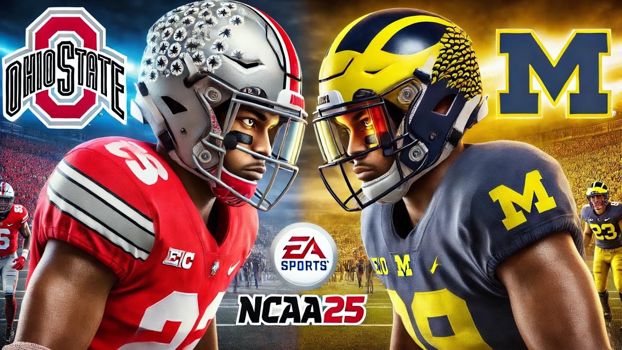 THE GAME in NCAA FOOTBALL 25!! OHIO STATE VS MICHIGAN GOT INTENSE ...