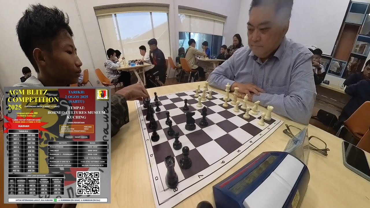 Round 6: ROBIN CHONG vs AQEEL ZHARIF | AGM BLITZ COMPETITION 2025 ...