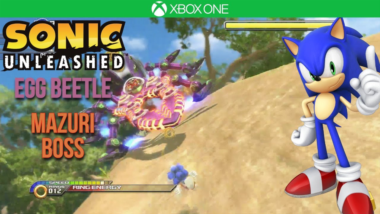 Sonic Unleashed: Egg Beetle Boss Fight (S Rank) - YouTube