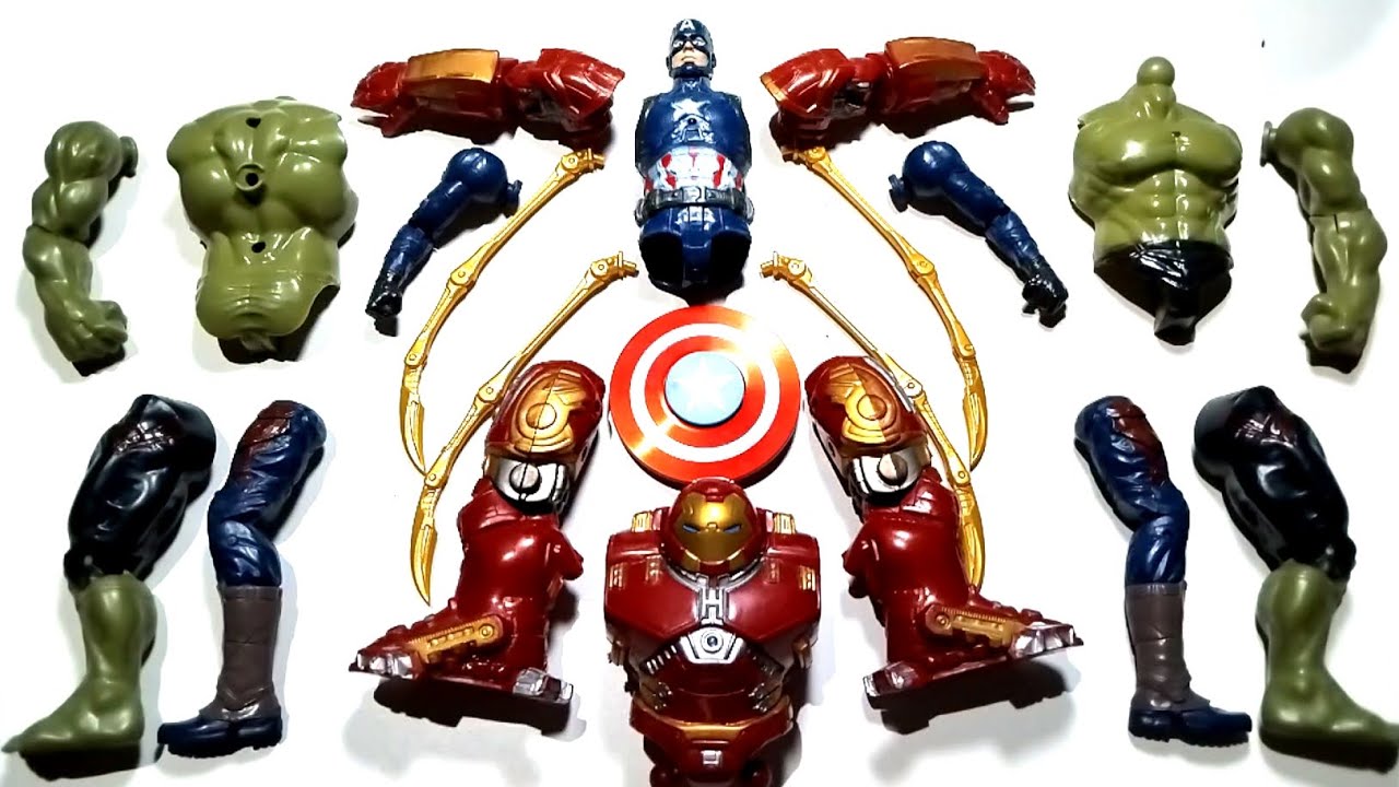 UNBOXING AVENGERS! Captain America Hulk Buster Hulk Smash - YouTube