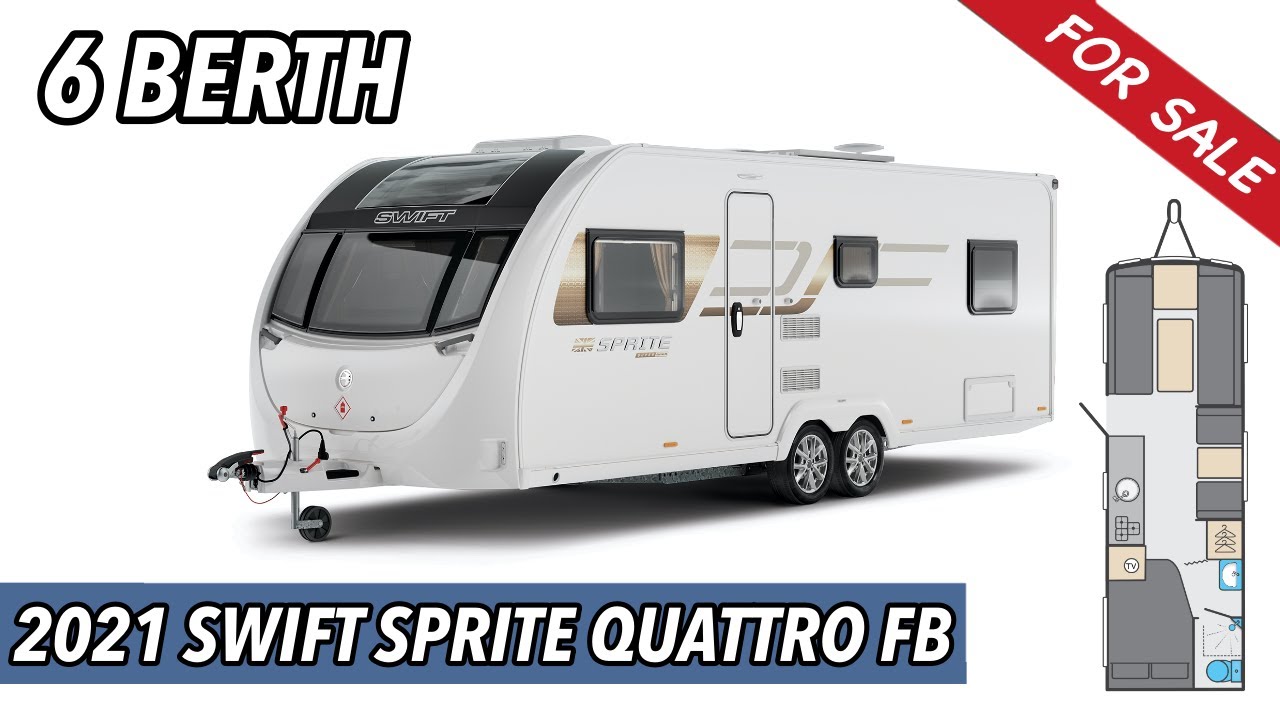 2021 SWIFT SPRITE QUATTRO FB - FOR SALE - New Swift Caravans - YouTube