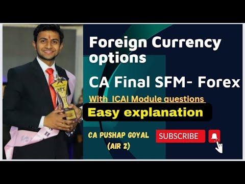 Foreign currency options| Fully explained with ICAI questions| Forex| CA Final SFM| CA Pushap ...
