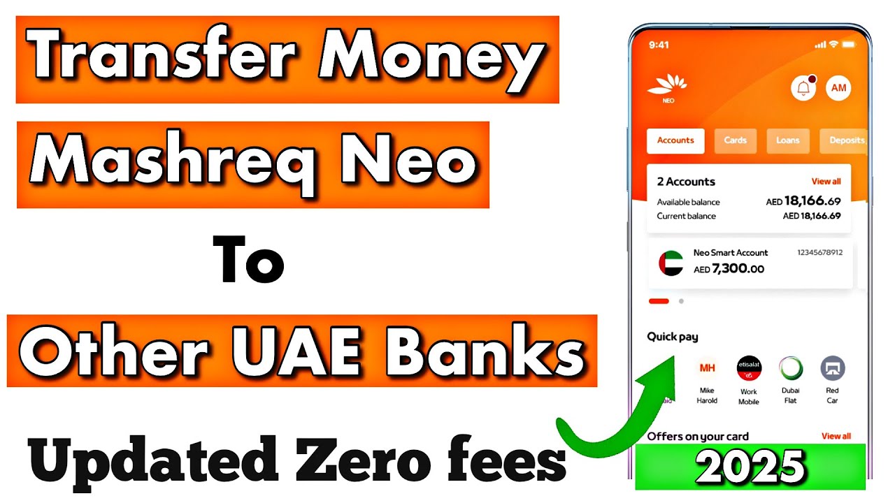 How to Send Money From Mashreq Neo to Other Bank Account (Mashreq Neo ...