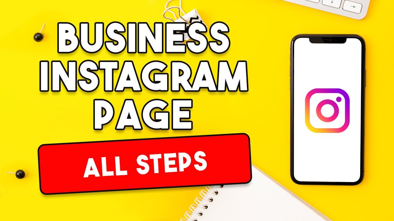 How To Create Instagram Page For Business [ALL STEPS] - YouTube
