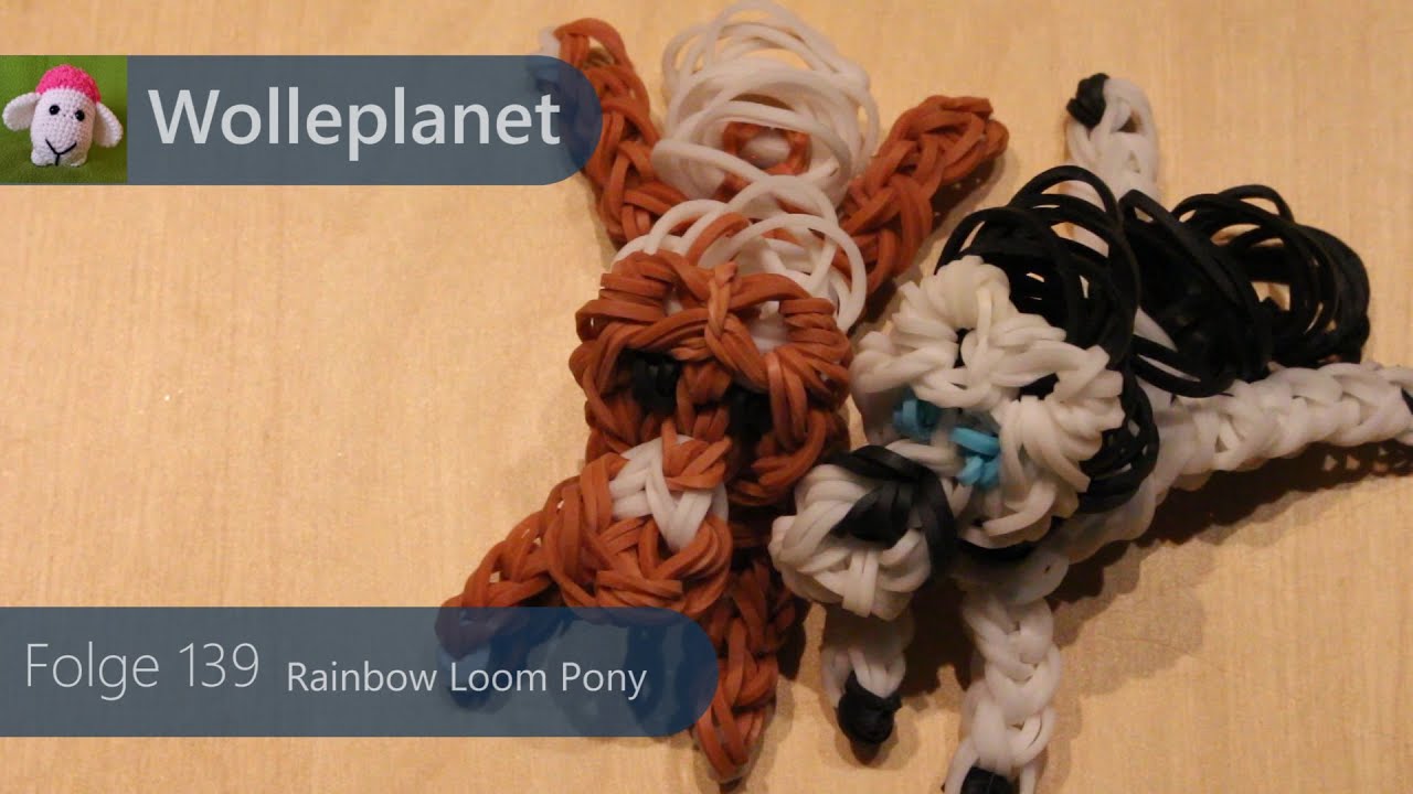 Rainbow Loom Pony mit Loom - YouTube