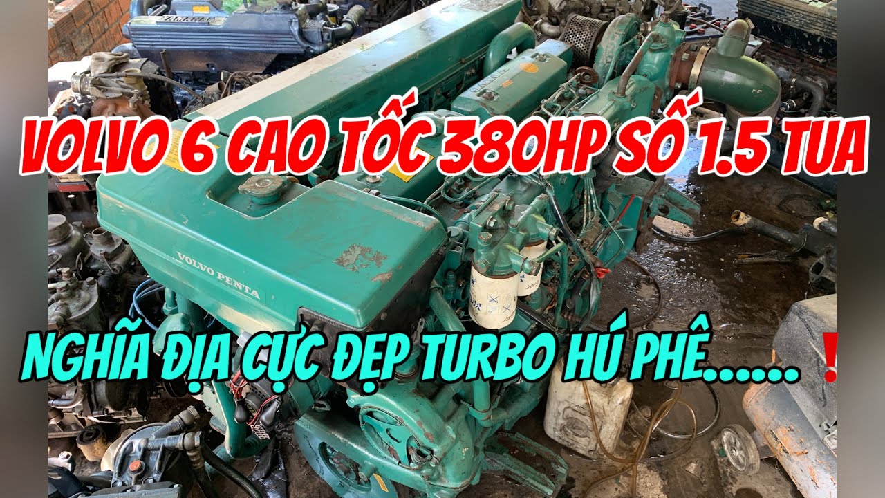 (Đã Bán)Bán Động Cơ Cao Tốc Thủy Volvo TAMD 71B 380hp Số 1,5 Tua 0923 ...