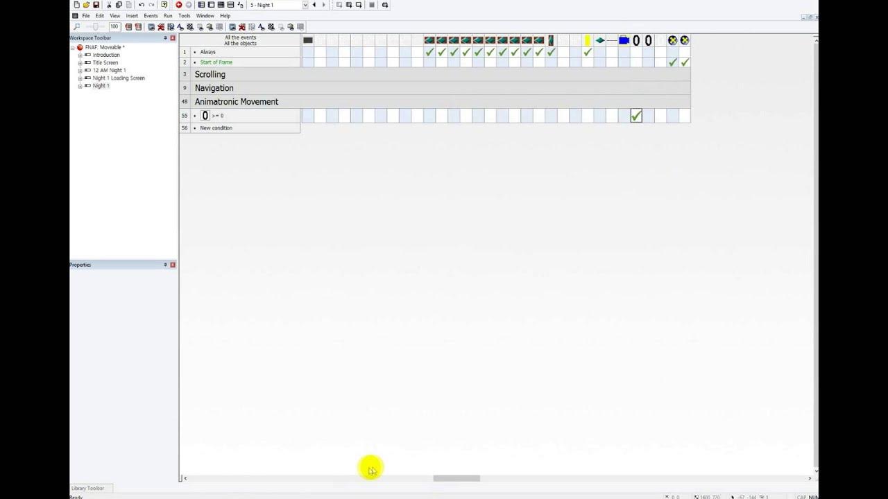Clickteam Fusion 2.5 Five Nights at Freddy's Animatronics Part 1 - Basic Timed Movement - YouTube