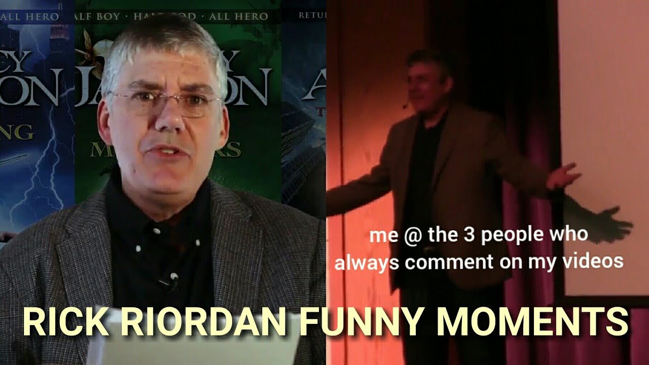 Rick Riordan funny moments - YouTube
