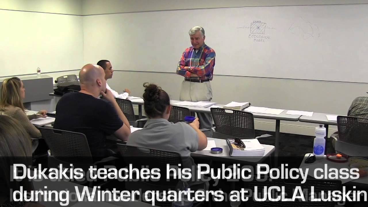 UCLA Luskin: Did You Know? — Michael Dukakis, Public Policy Professor ...