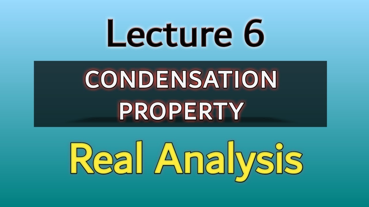 Condensation Property Or Between two real numbers there is a rational ...