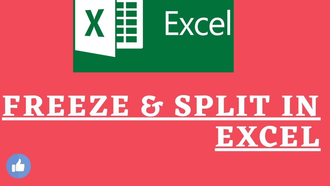 Freeze and Split Data in Excel - YouTube
