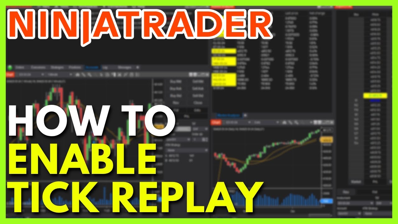 How to Enable Tick Replay in NinjaTrader 8 (Full Guide) - YouTube