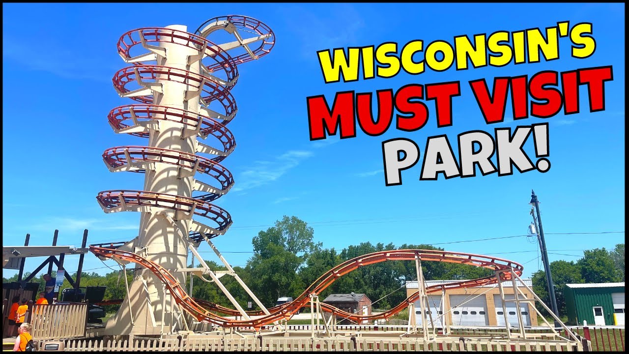 Riding One Of The CRAZIEST Roller Coasters EVER At Little Amerricka!4K ...