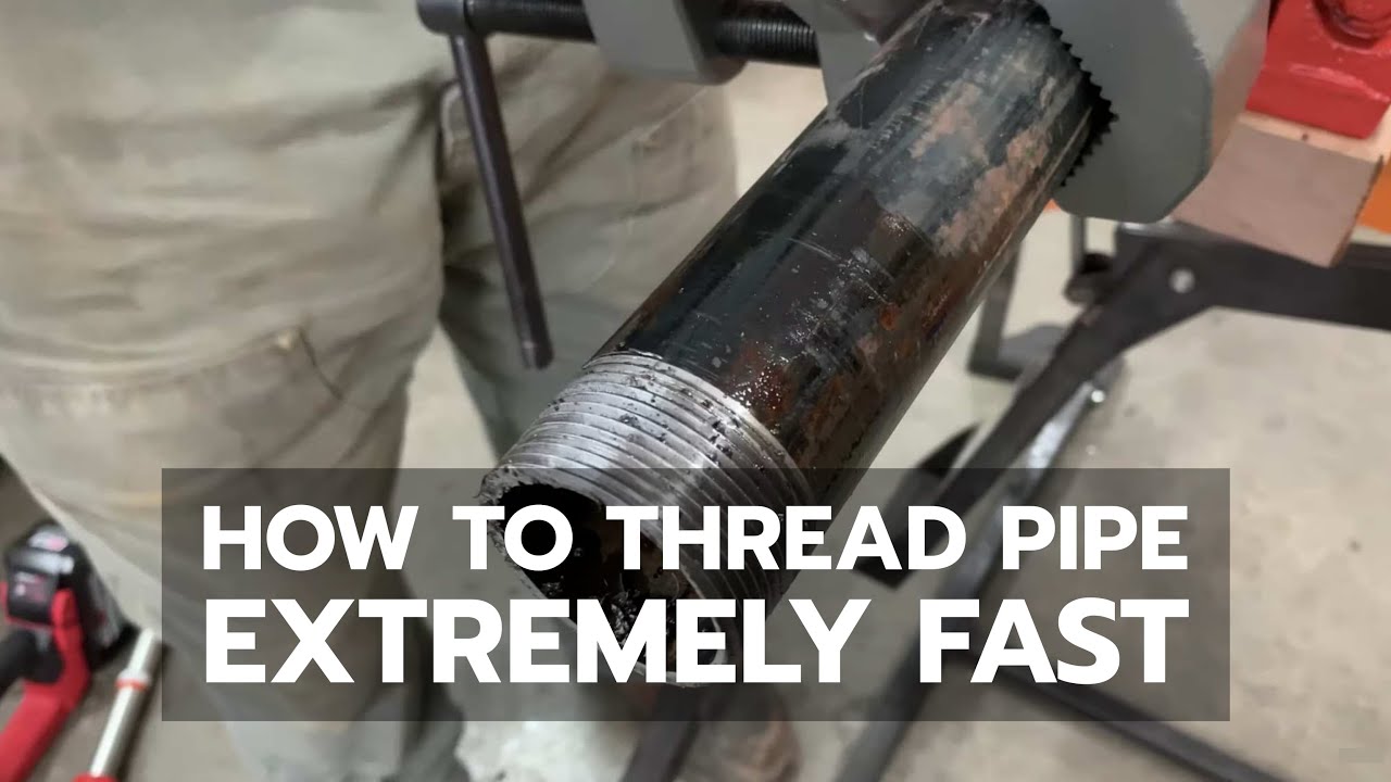 How To Thread Pipe EXTREMELY FAST YouTube
