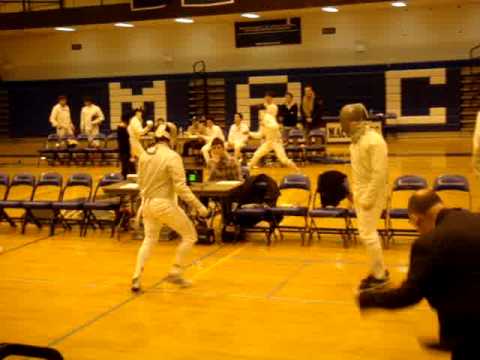 Yitzy Frankel Fencing Sabre, 5-0 win. Yeshiva University Maccabees Vs ...
