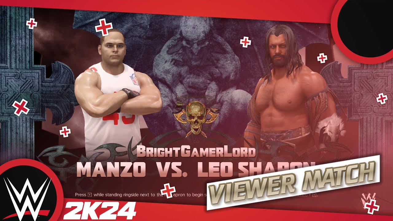 WWE 2k24 Peoples Choice - Manzo VS Leo Sharon - YouTube