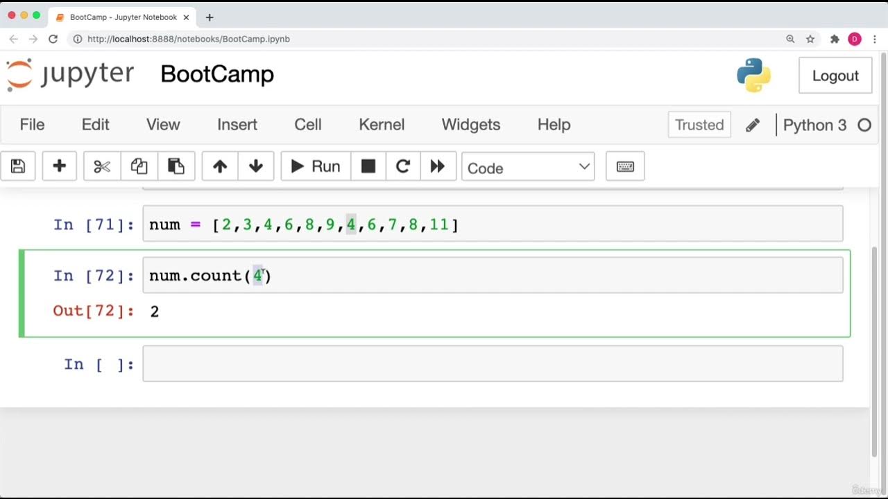 021 Python List Count Method - YouTube
