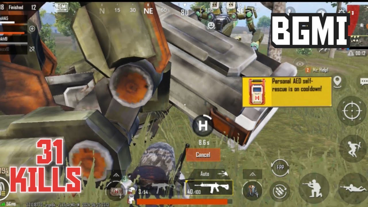 Benefit of self revive in BGMI | BGMI GAMEPLAY | PUBG MOBILE GAMEPLAY ...