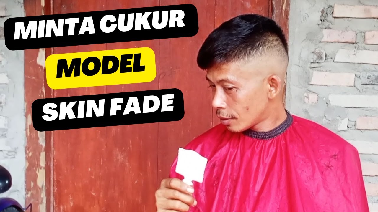 Rambut keriting ikal minta cukur model skin fade biar tambah ganteng di ...