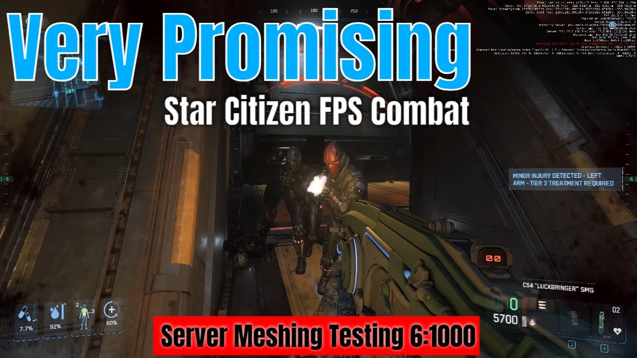 Very Promising FPS Combat During Server Meshing Testing [6:1000] | Star ...