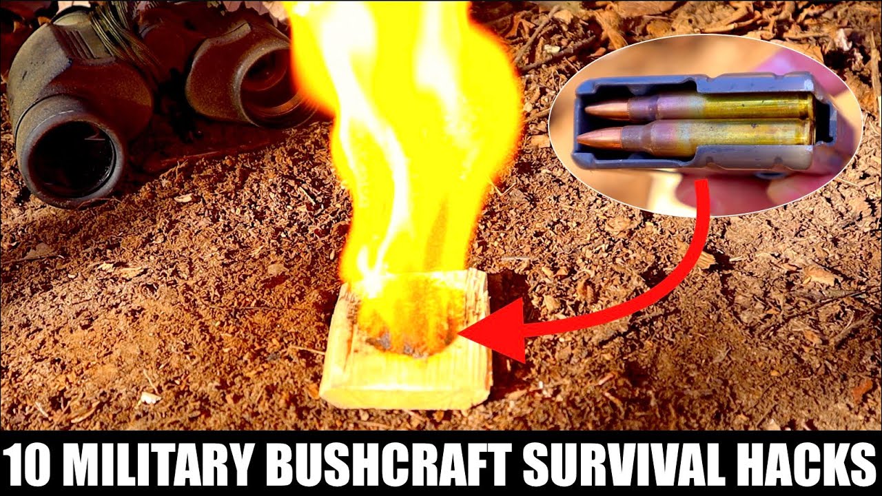 10 Military Bushcraft and Survival HACKS You Don’t Know! - YouTube
