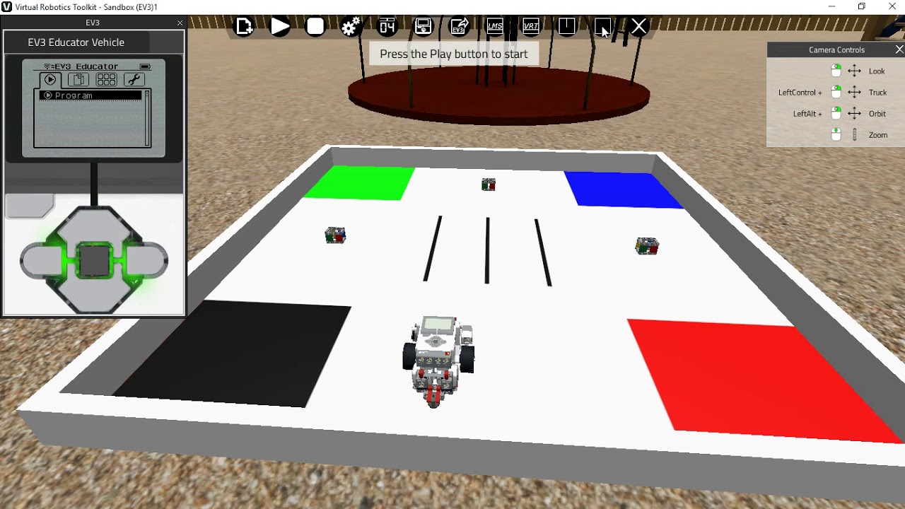 ТРЕНАЖЕР ДЛЯ LEGO ® MINDSTORMS ® EV3 ™ VIRTUAL ROBOTICS TOOLKIT - YouTube
