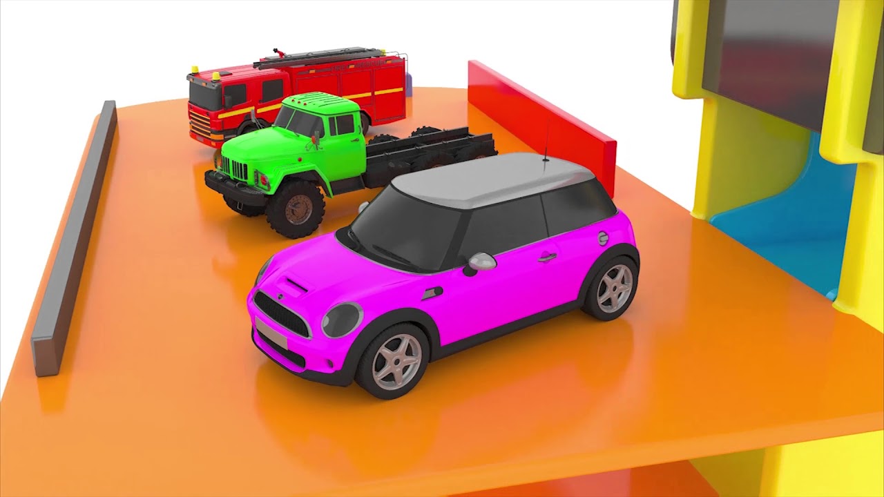 Learn Colors With Cars, Colors for Children Street Vehicles & Cars ...