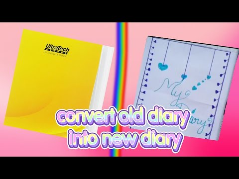 convert old diary into new diary( diary decoration ) | CHD Cute Kids ...