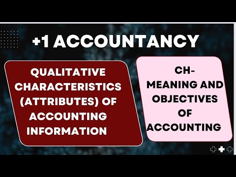 ch-1|| lec-9|| Qualitative Characteristics ( Attributes) Of Accounting ...