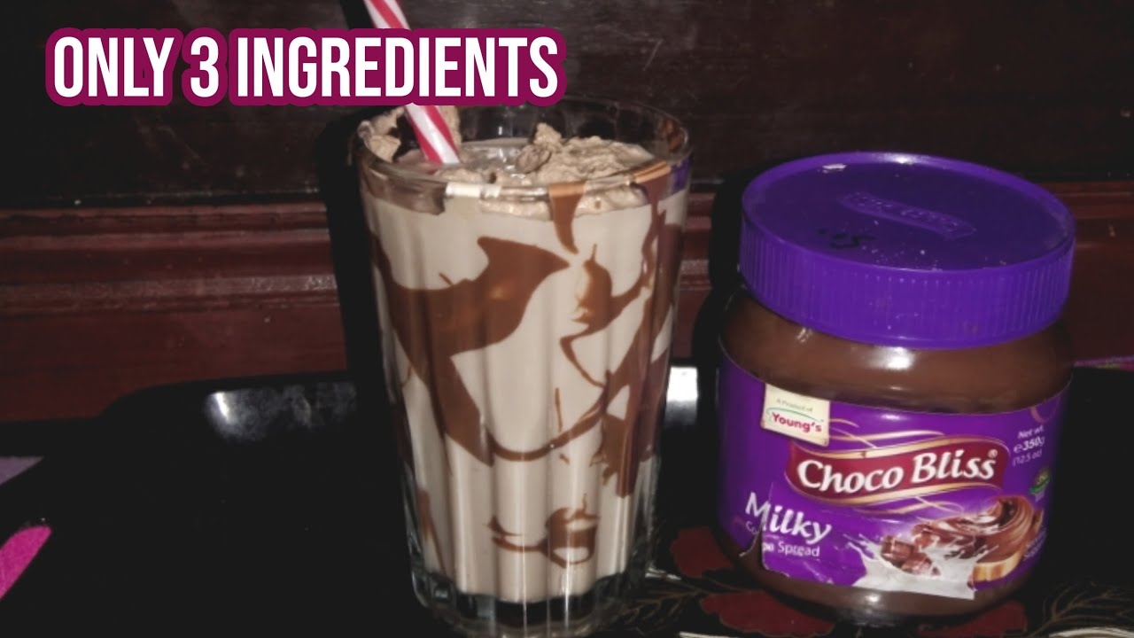 Choco Bliss Milkshake | Chocolate Milkshake | Only 3 Ingredients ...