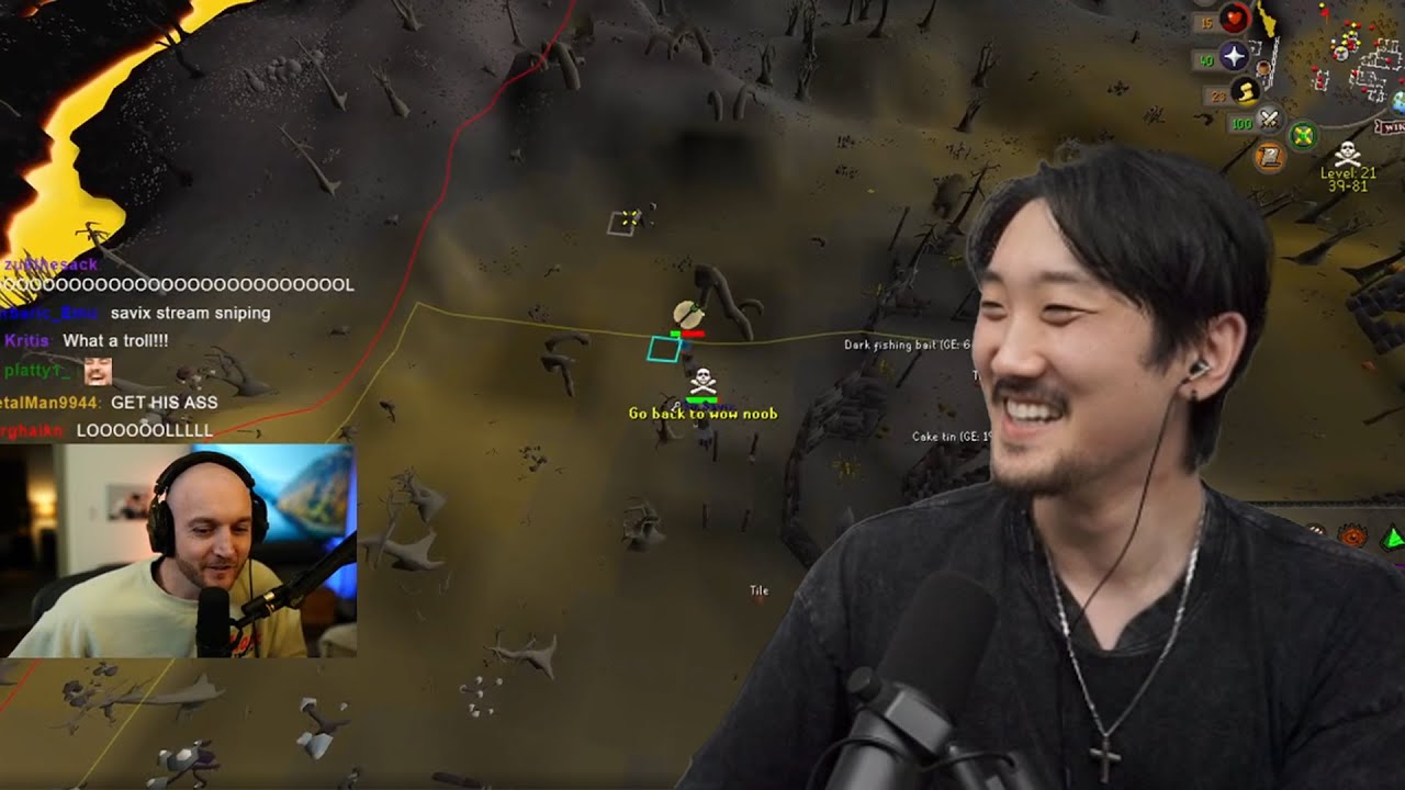 Savix Streamsniping WoW players in OSRS - YouTube