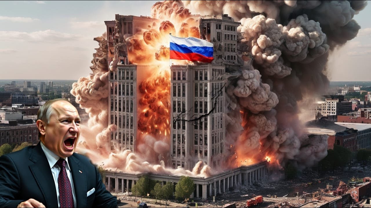 Destroyed in an Instant! Moscow's city center bombard by Ukraine ...