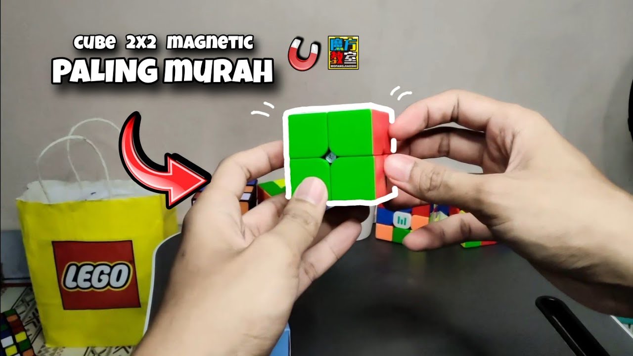Rubik's cube 2x2 magnetic PALING MURAH 💸🤯 (MOYU Meilong 2m) - YouTube