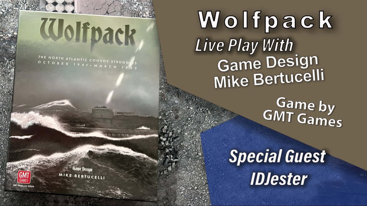 Live Play of Wolfpack By GMT Games - YouTube