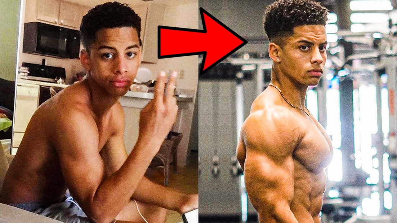 JustMerk CRAZY 3 YEAR "NATURAL" Transformation | GymShark Athlete ...