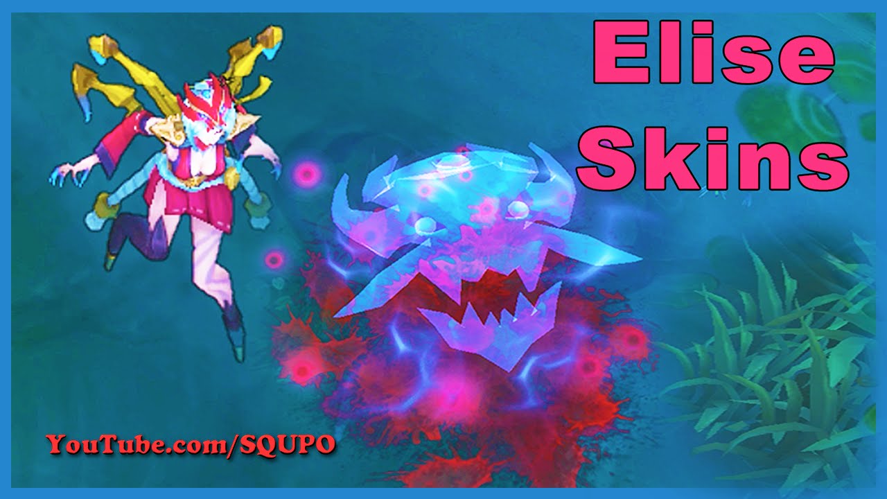 All Available Elise Skins (League of Legends) - YouTube