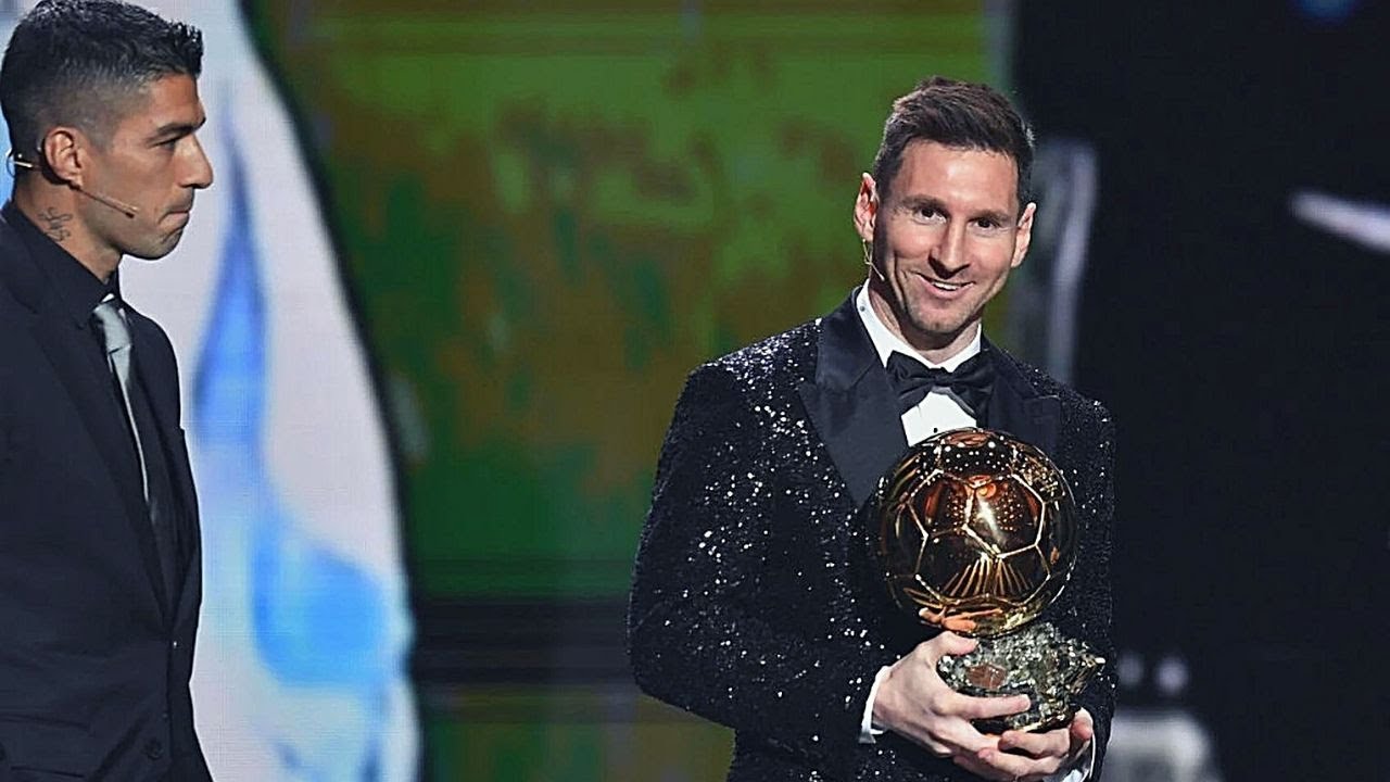 Lionel Messi wins Ballon d'Or 2021 - YouTube