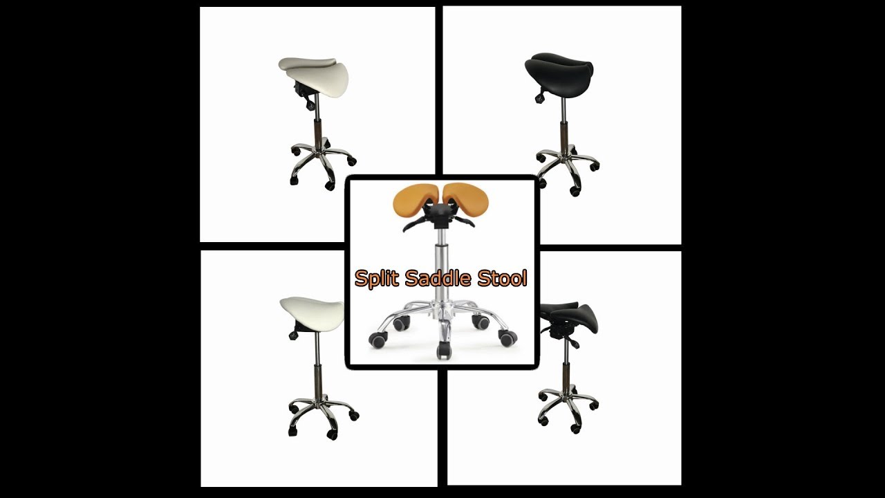 Saddle Style Split Seat Ergonomic Saddle Chair or Stool | sithealthier ...