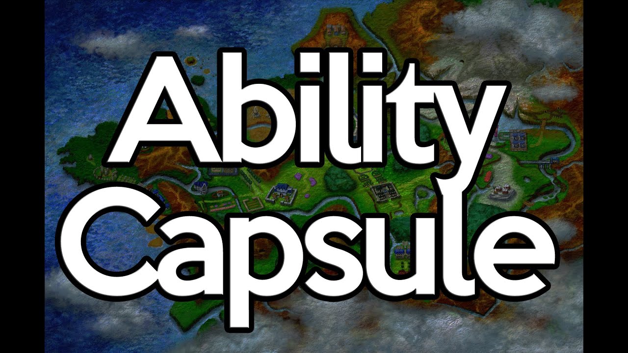 Ability Capsule Pokemon Shield