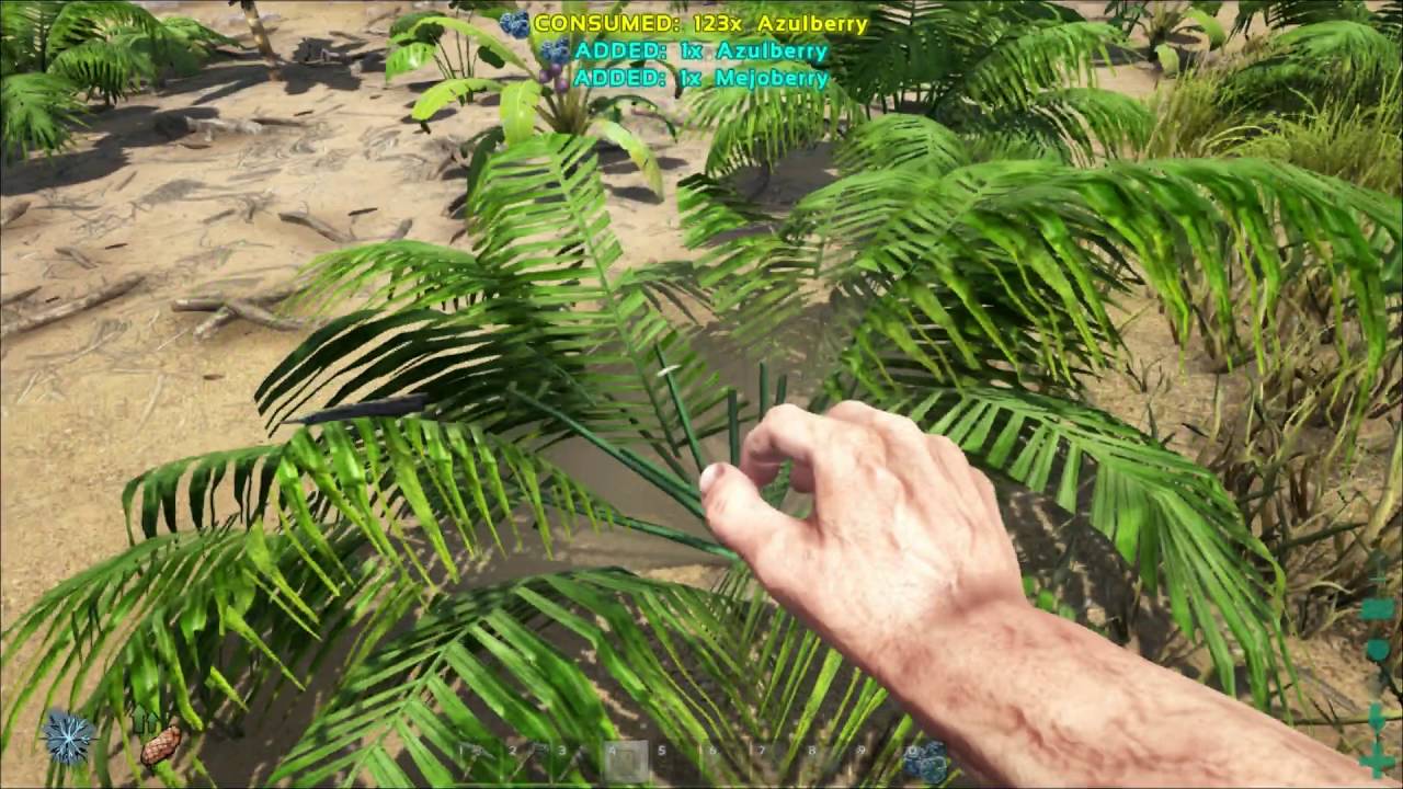 How to consume many berries at a time - ARK: Survival Evolved - YouTube