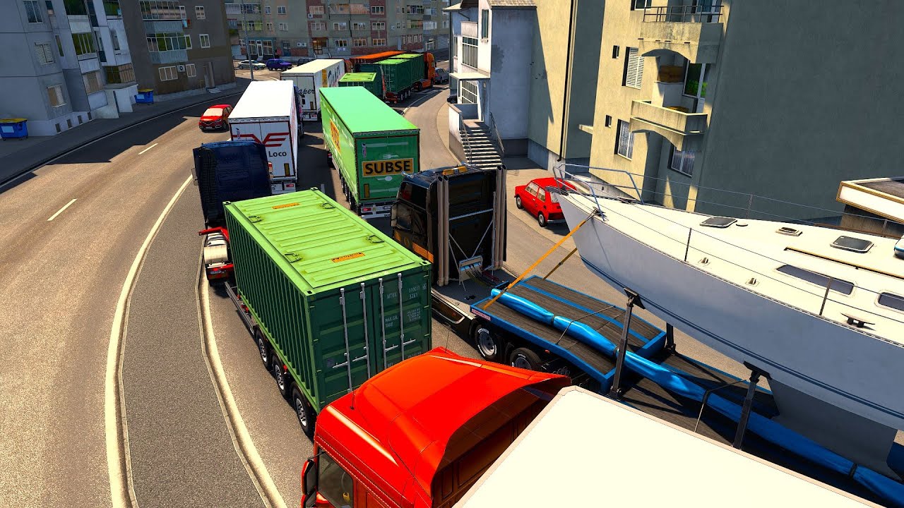 Yacht Delivery Chaos: Battling Traffic and Dangerous Roads! - YouTube