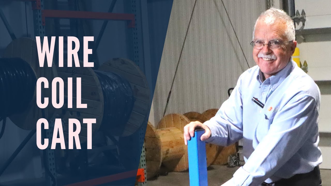 Wire cart transports loose coils ergonomically | Wire Coil Cart ...