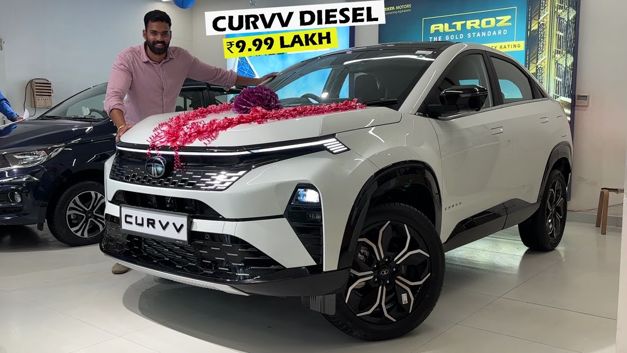 *All Rounder White Color* New Tata Curvv Diesel MT - Price, Comfort ...