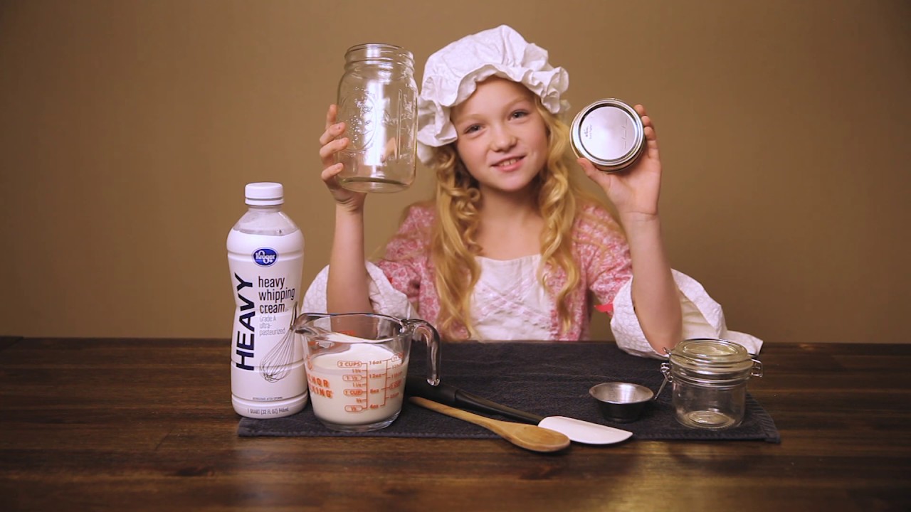 DIY Butter - YouTube