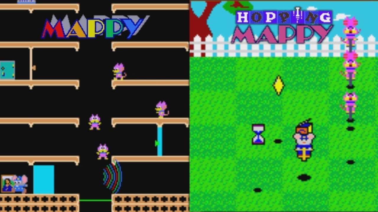 Mappy & Hopping Mappy | An Iconic Cat-and-Mouse Platformer + A Weird ...