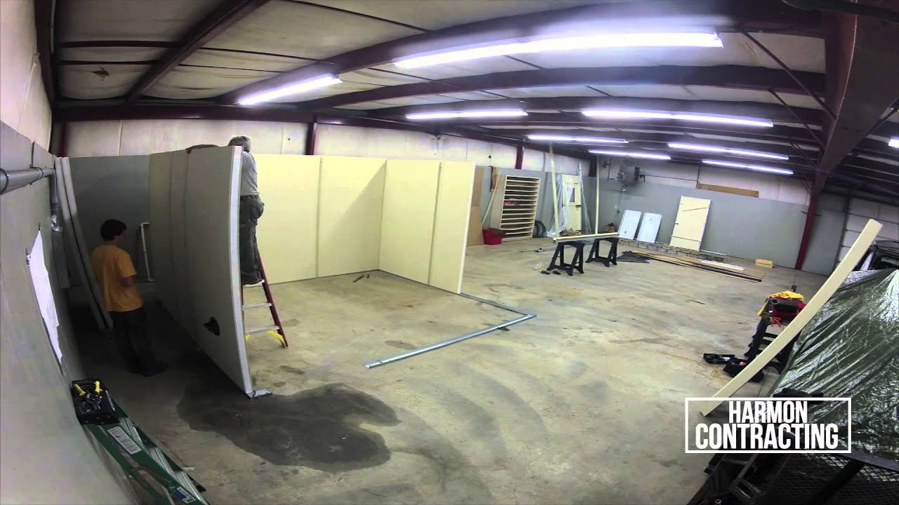 Portafab Inplant Building Construction by Harmon Contracting Time Lapse ...